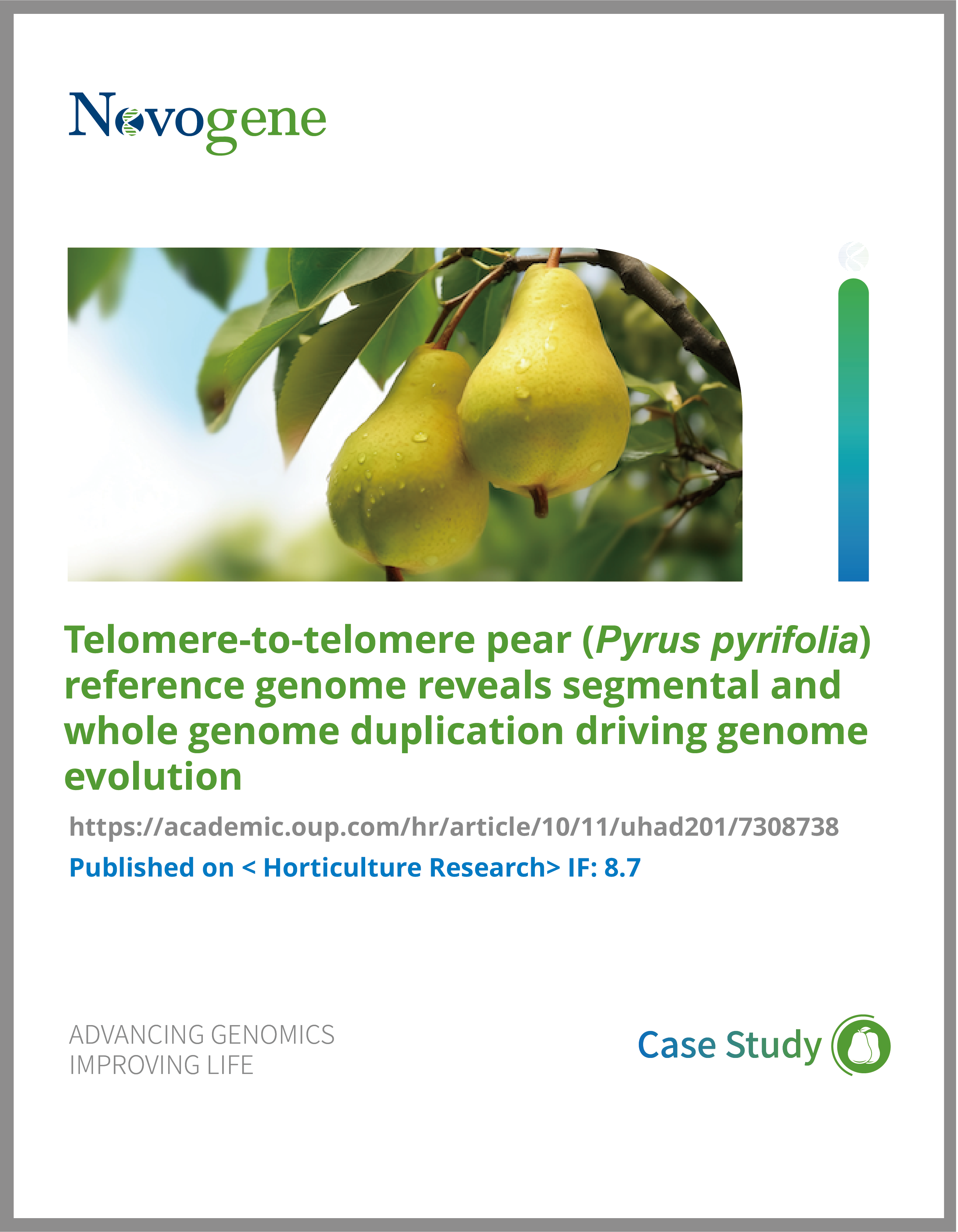 Telomere-to-telomere Pear (Pyrus pyrifolia) Reference Genome Reveals ...
